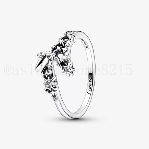 Pandora | Jewelry | Pandora Tinker Bell Sparkling Ring | Poshmark